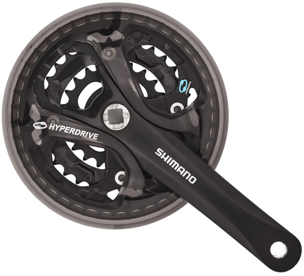 FC-M361 chainset, square taper - 48 / 38 / 28T - 175 mm - Penny ...